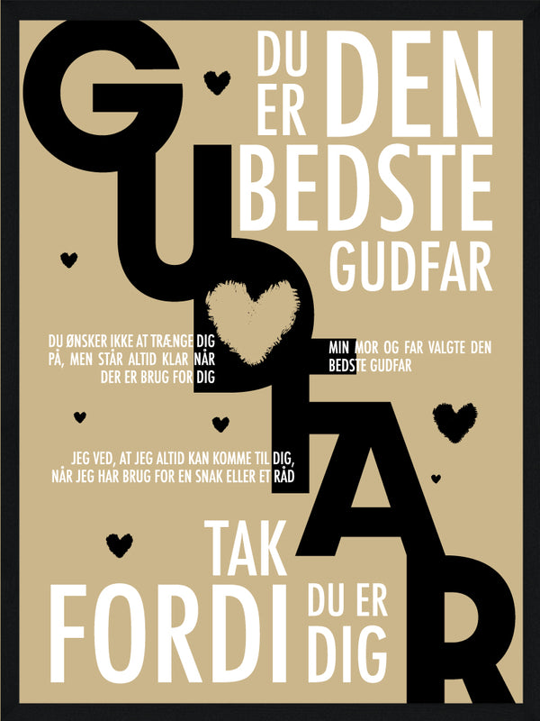 Gudfar Plakat | Køb en Gudfar Plakat